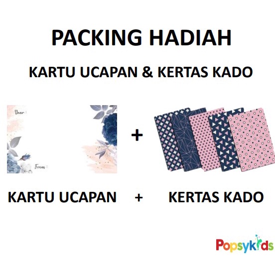 Jual Popsykids Gift Packs Packing Kado dan Kartu Ucapan | Shopee Indonesia