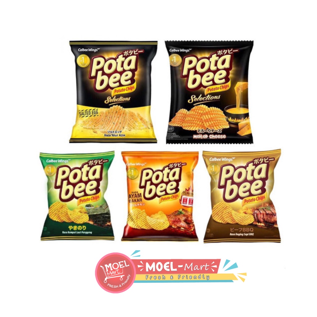 Jual POTABEE Potato Chips 68gr | Shopee Indonesia