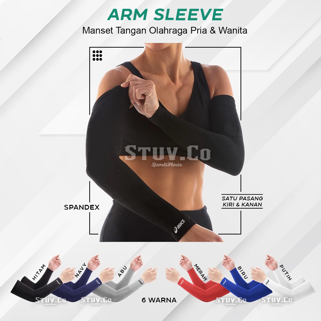 Jual HANDSOCK MANSET TANGAN NON THUMBHOLE ARM SLEEVE PELINDUNG TANGAN ...