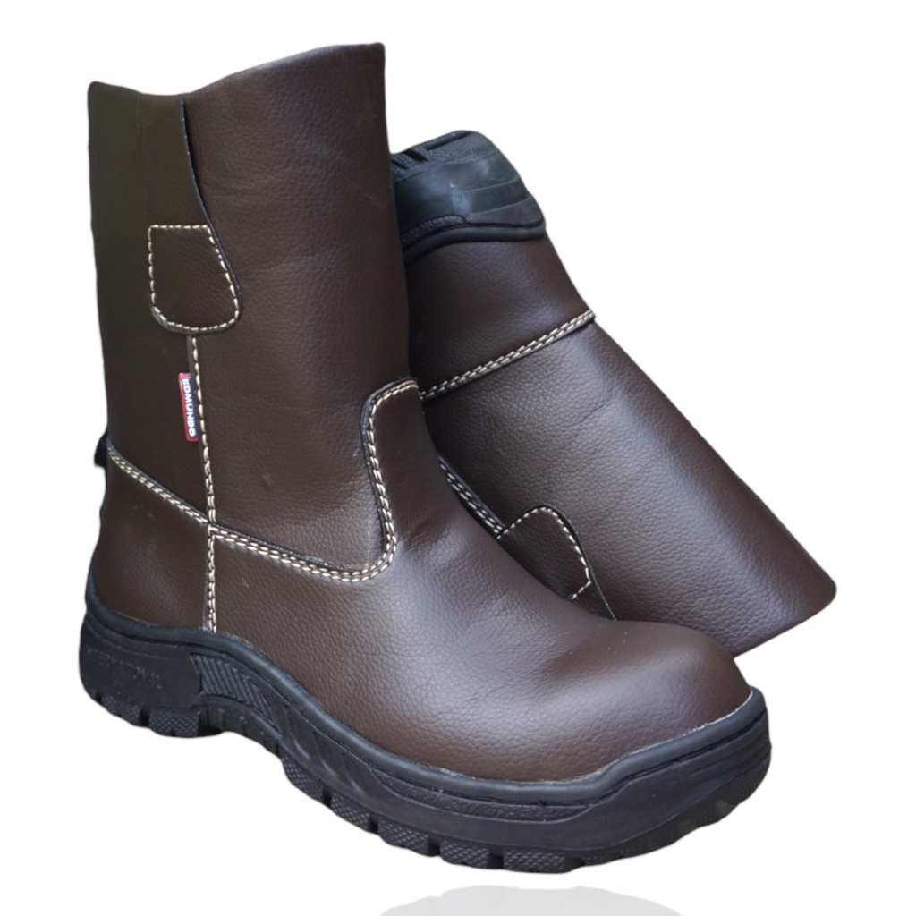 Jual SEPATU SAFETY EDMUNDO COKLAT PANJANG BERKUALITAS HARGA TERJANGKAU ...