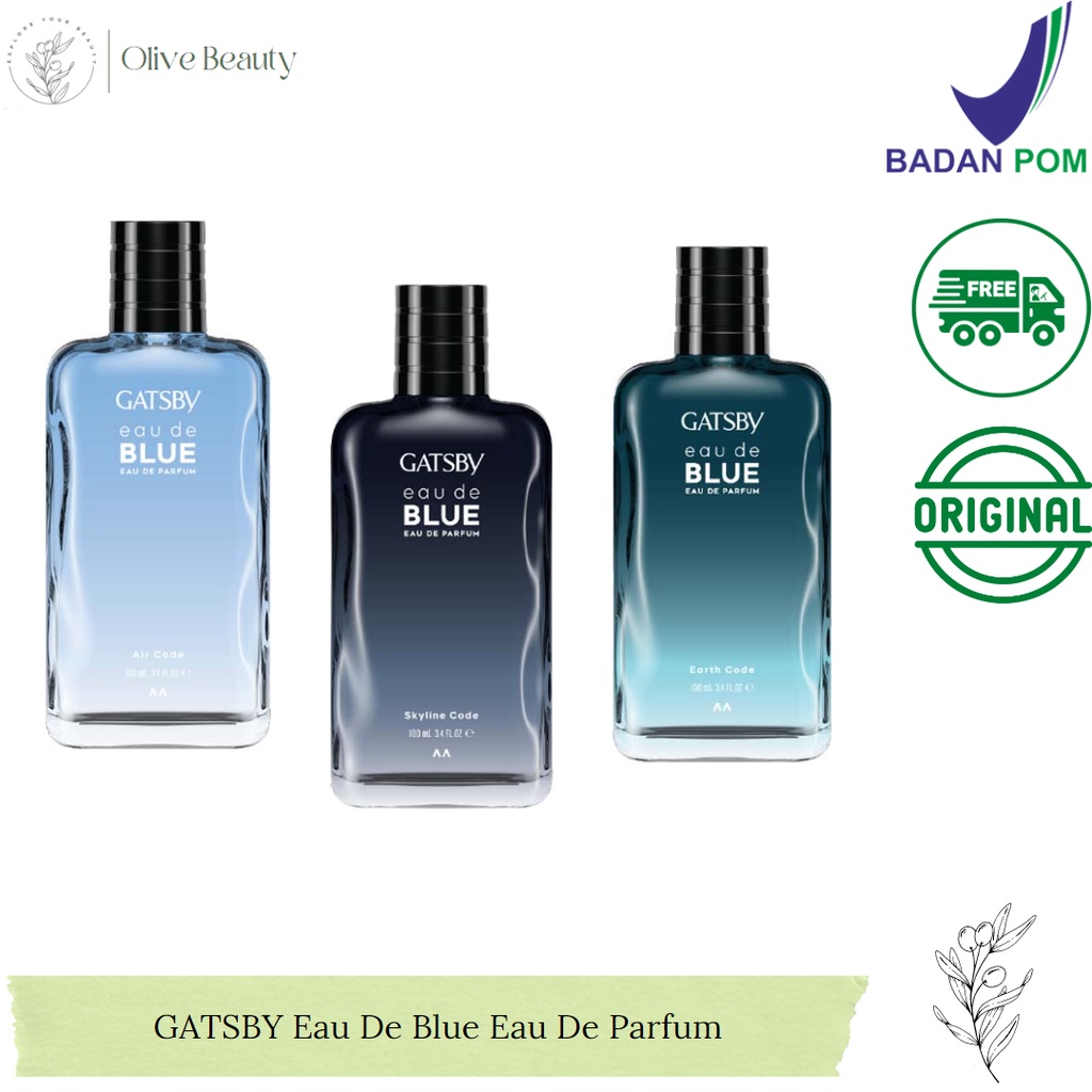 Jual GATSBY Eau De Blue Eau De Parfum | Shopee Indonesia