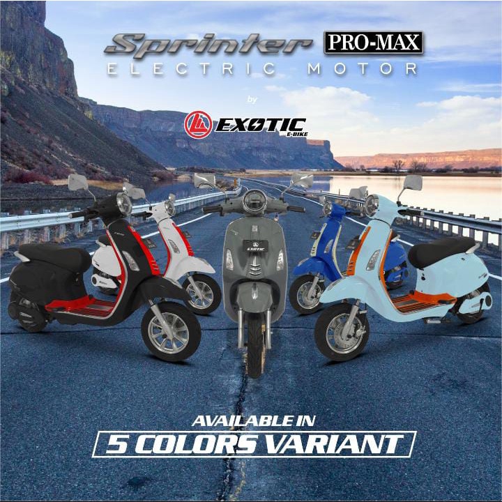 Jual Sepeda Motor Listrik Exotic Sprinter Pro Max (Ongkir Nego ...
