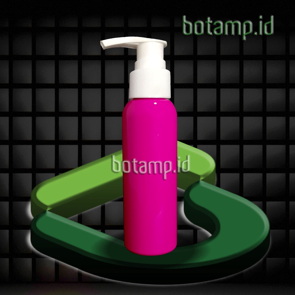 Jual Botol Pump BR 100 ml Warna Pink Pastel Mapel | Shopee Indonesia