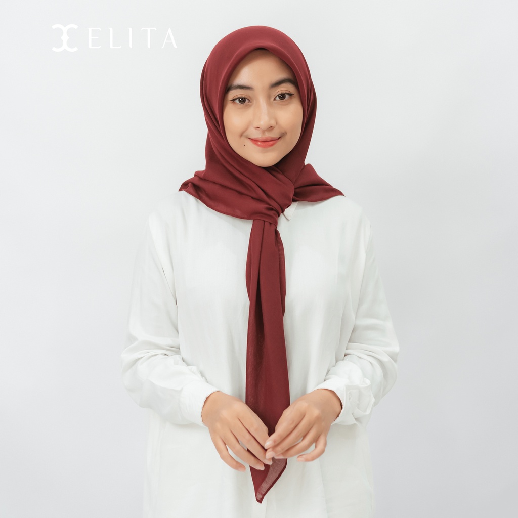 Jual Elita - KUSUMA SQUARE - Katun Voal - Kerudung Square Hijab Segiempat | Shopee Indonesia