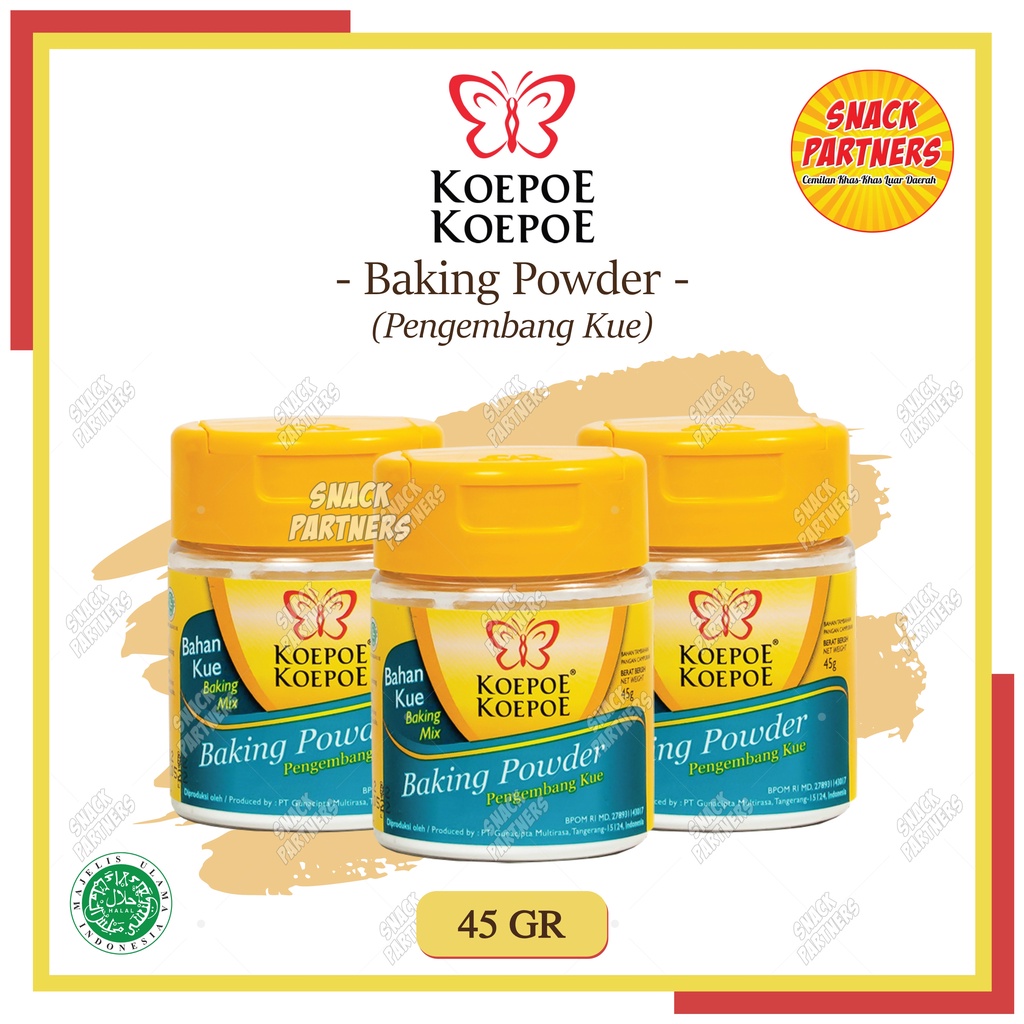 Jual KOEPOE KOEPOE All Varian - Baking Soda / Soda Kue, Baking Powder ...