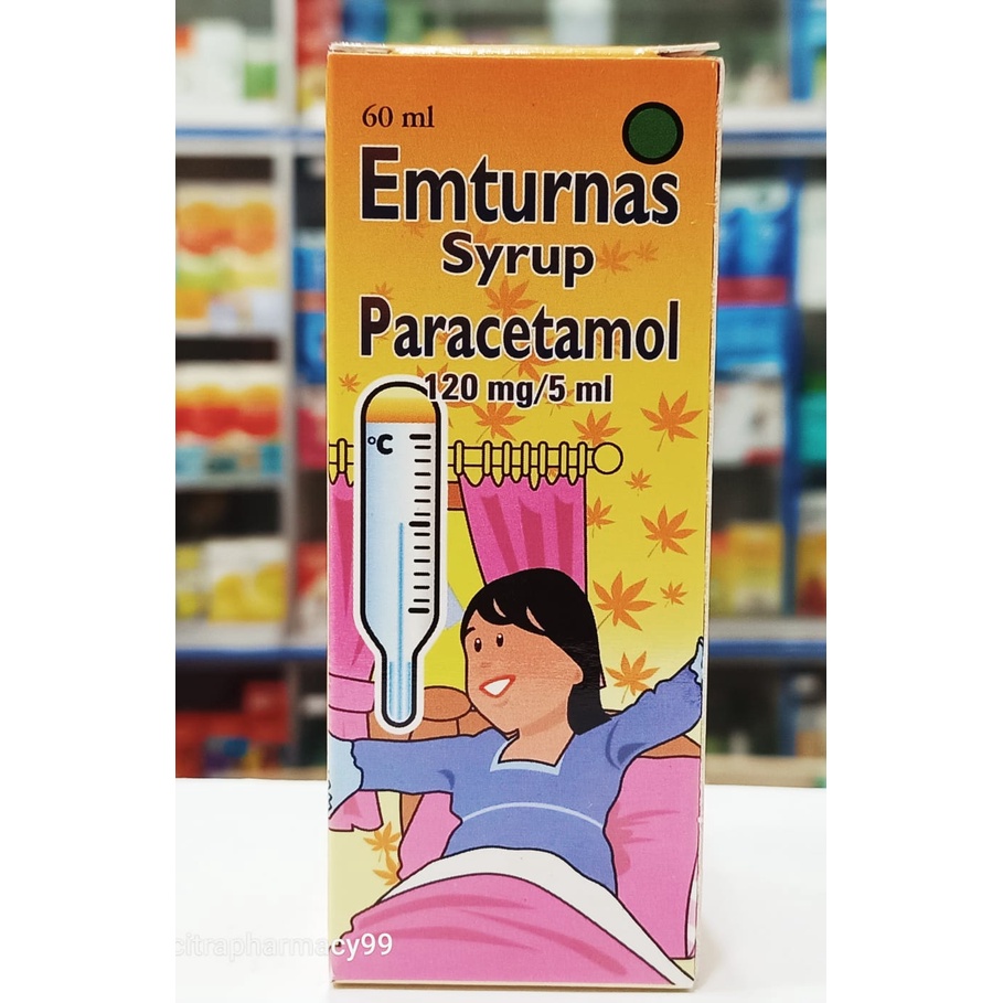 Jual Emturnas Paracetamol 𝐒𝐢𝐫𝐮𝐩 𝟔𝟎𝐌𝐋 - Meredakan Demam, Sakit Kepala ...