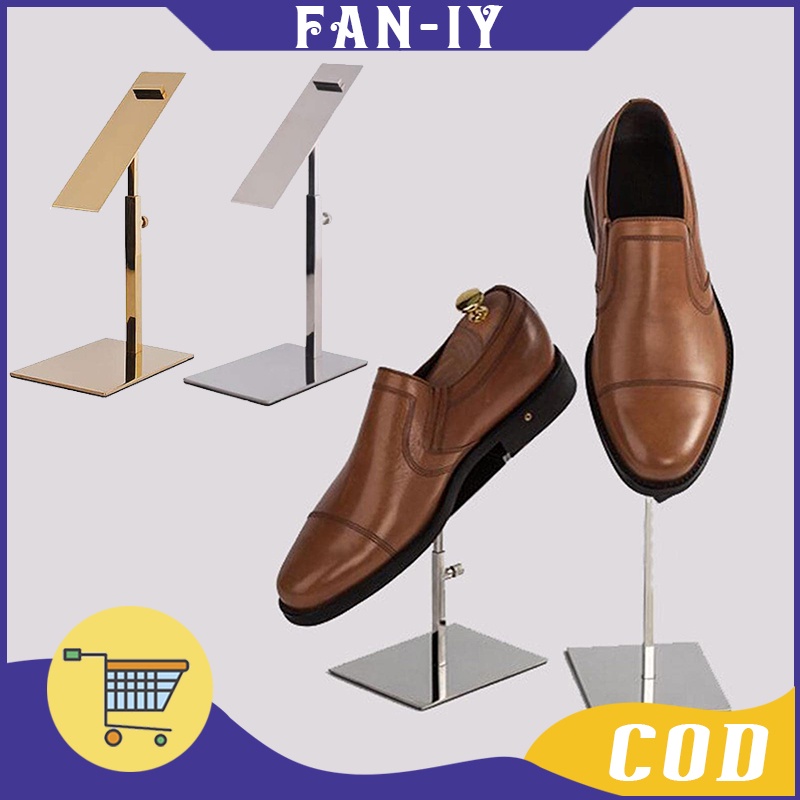 Jual Rak Display Sepatu Stainless Steel / Premium Shoe Display Stand ...
