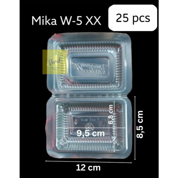 Jual Mika Kue W-5XX / 5A - Mika Plastik Bening W-5 XX / 5A - Mika W-5XX ...