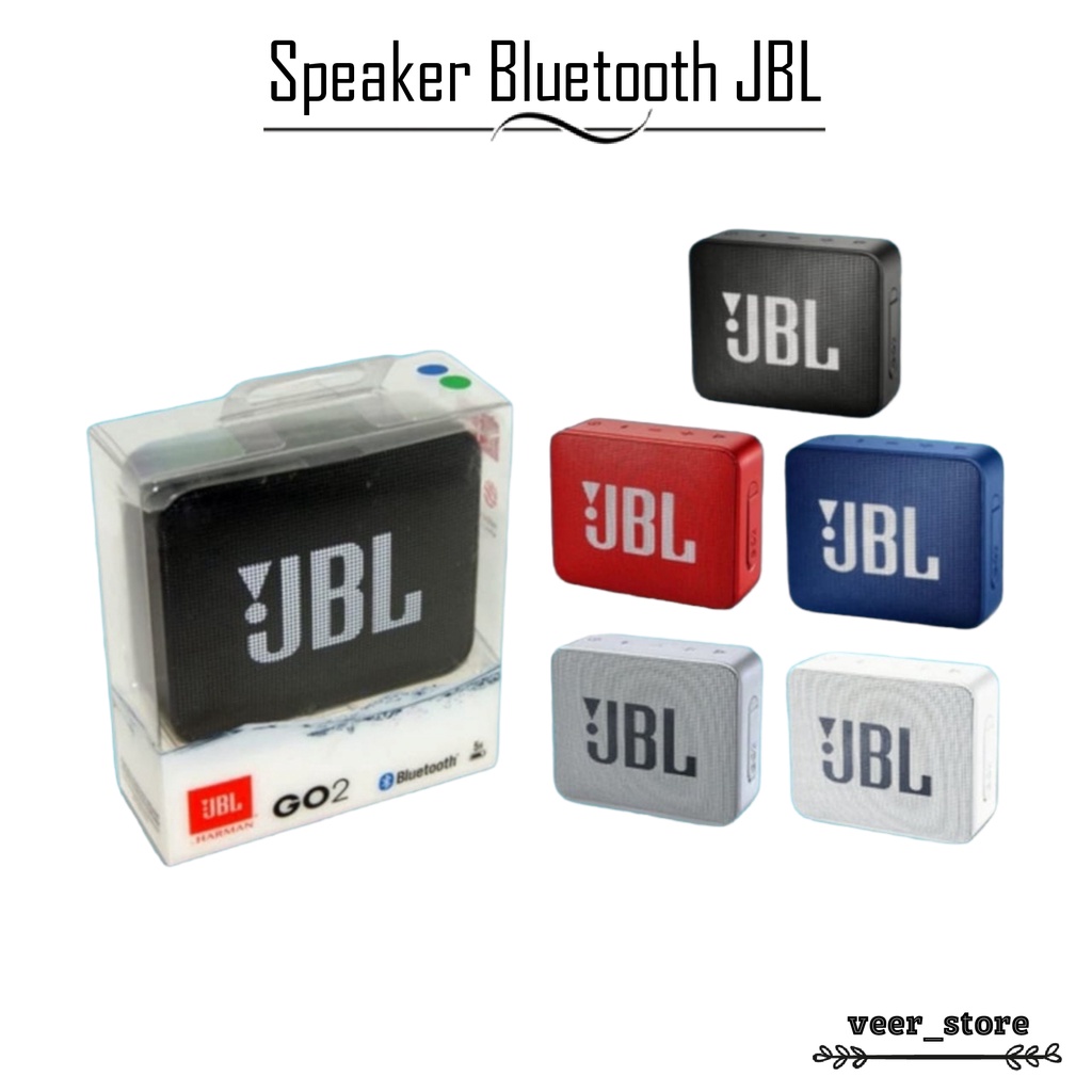 Jual Speaker Bluetooth JBL GO 2 // Portable Wireless Speaker Aktif | Shopee Indonesia