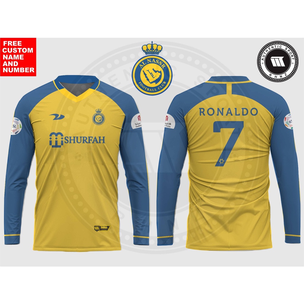 Jual JERSEY ALNASSR FC 2023/JERSEY PANJANG RONALDO/AL NASSR TERBARU ...