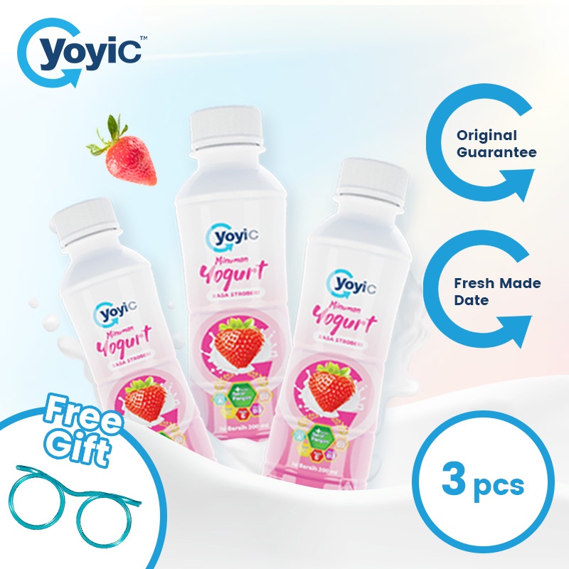 Jual Yoyic Minuman Yogurt 200 ML Segar ,Enak Dan Penuh Nutrisi Sumber ...
