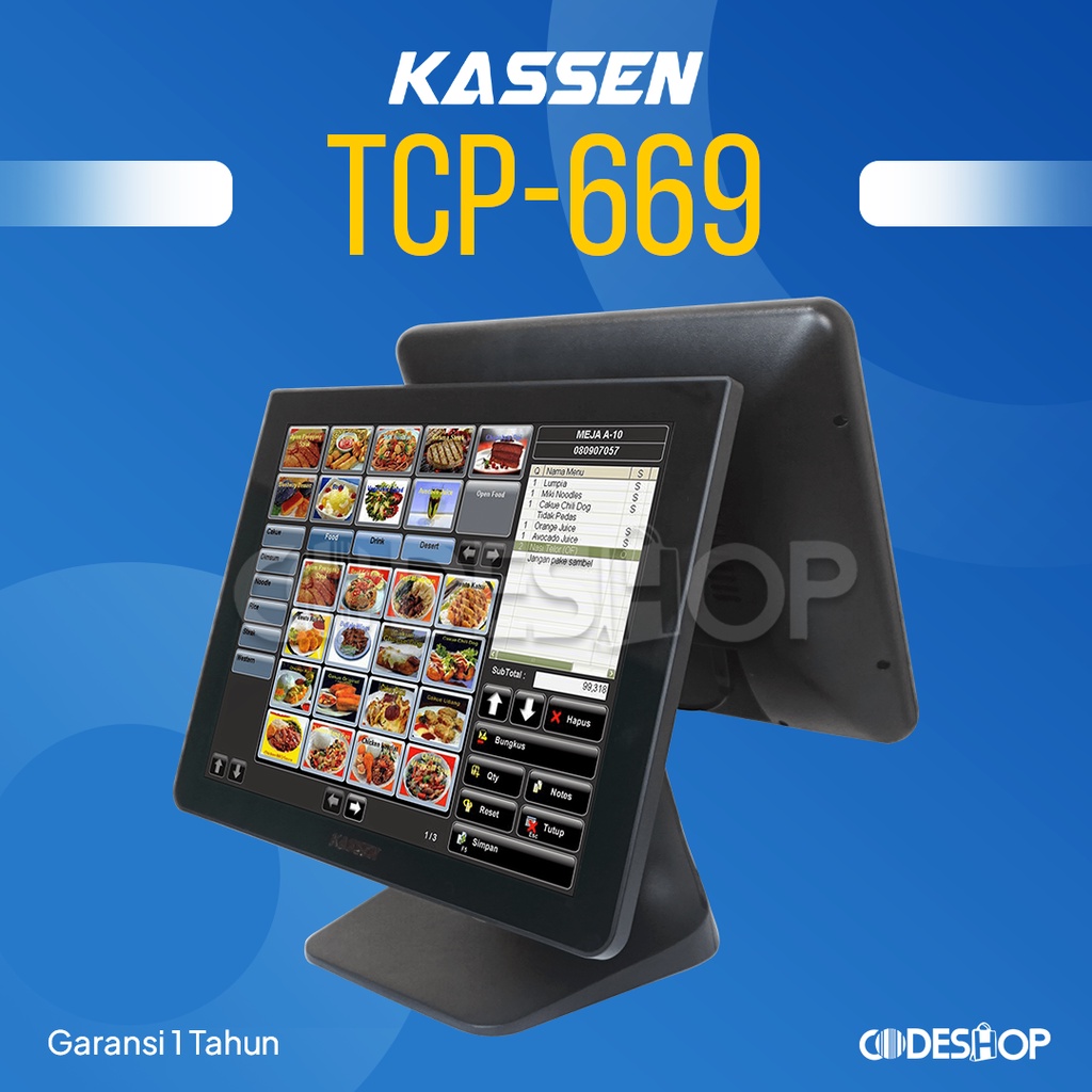 Jual Mesin Kasir All in One POS Kassen TCP-669 Cash Register Windows OS ...