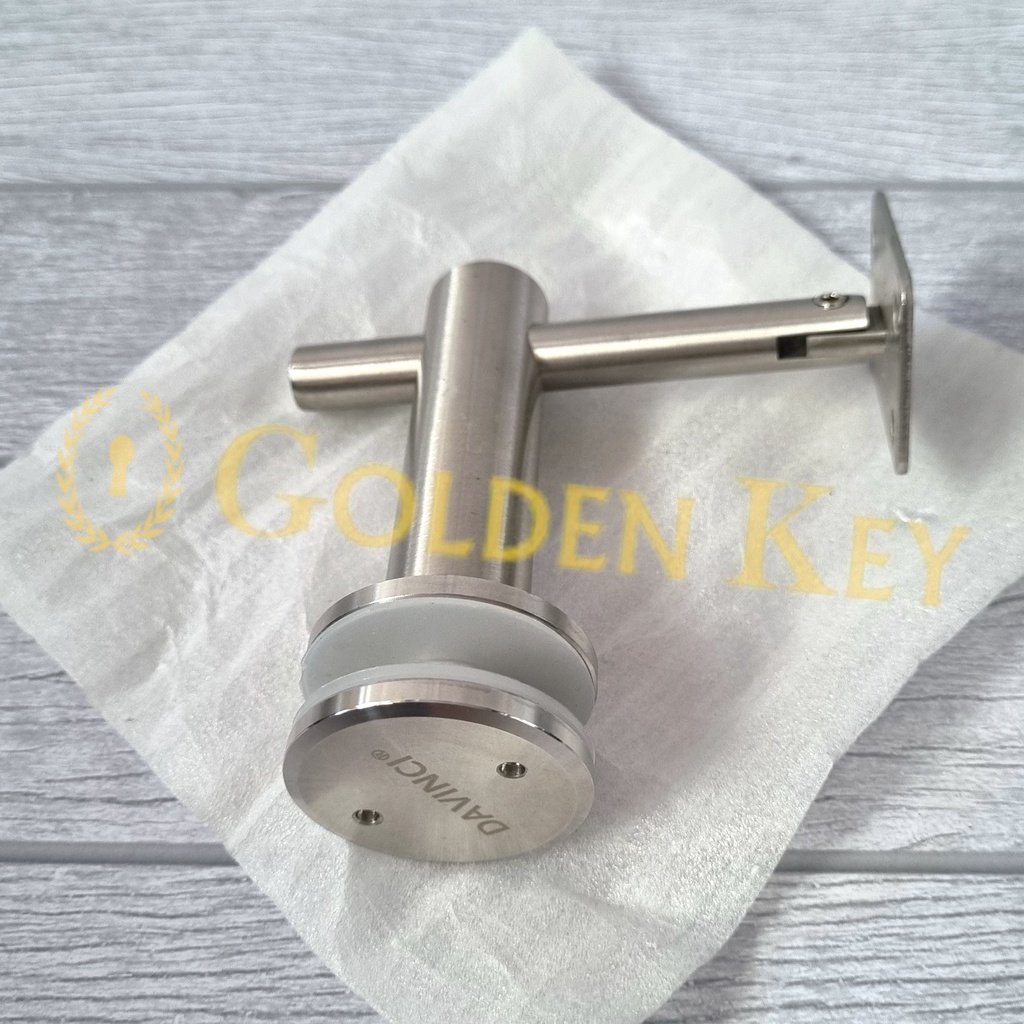 Jual Railing Raling Tangga Kaca T Siku Konektor Tembok Lurus Hollow ...