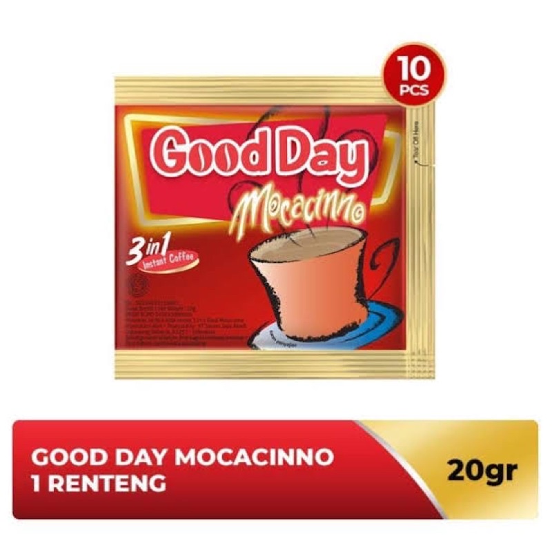 Jual GOOD DAY MOCACINNO (1 RENTENG ISI 10 PCS) | Shopee Indonesia