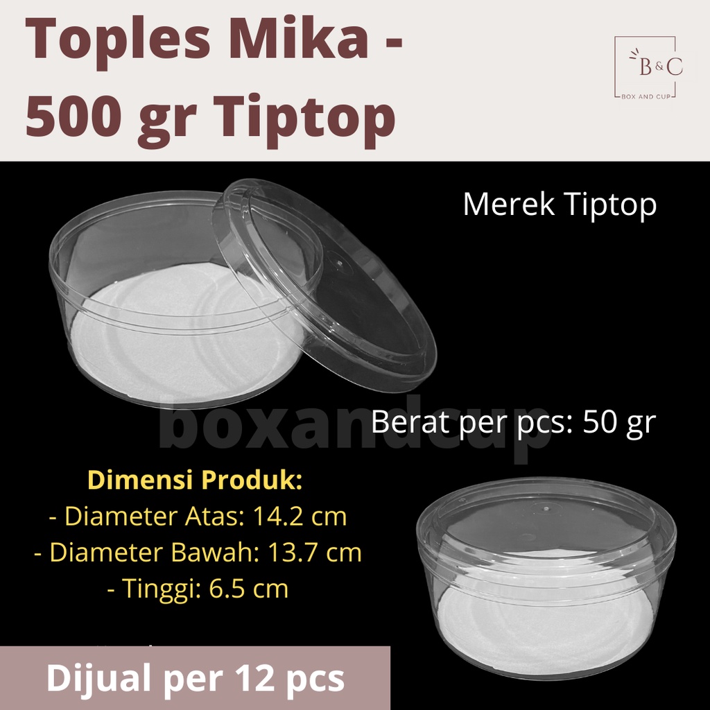 Jual Toples / Topless Kue Kering / Stopless Mika Bening 250 gr, 500 gr ...