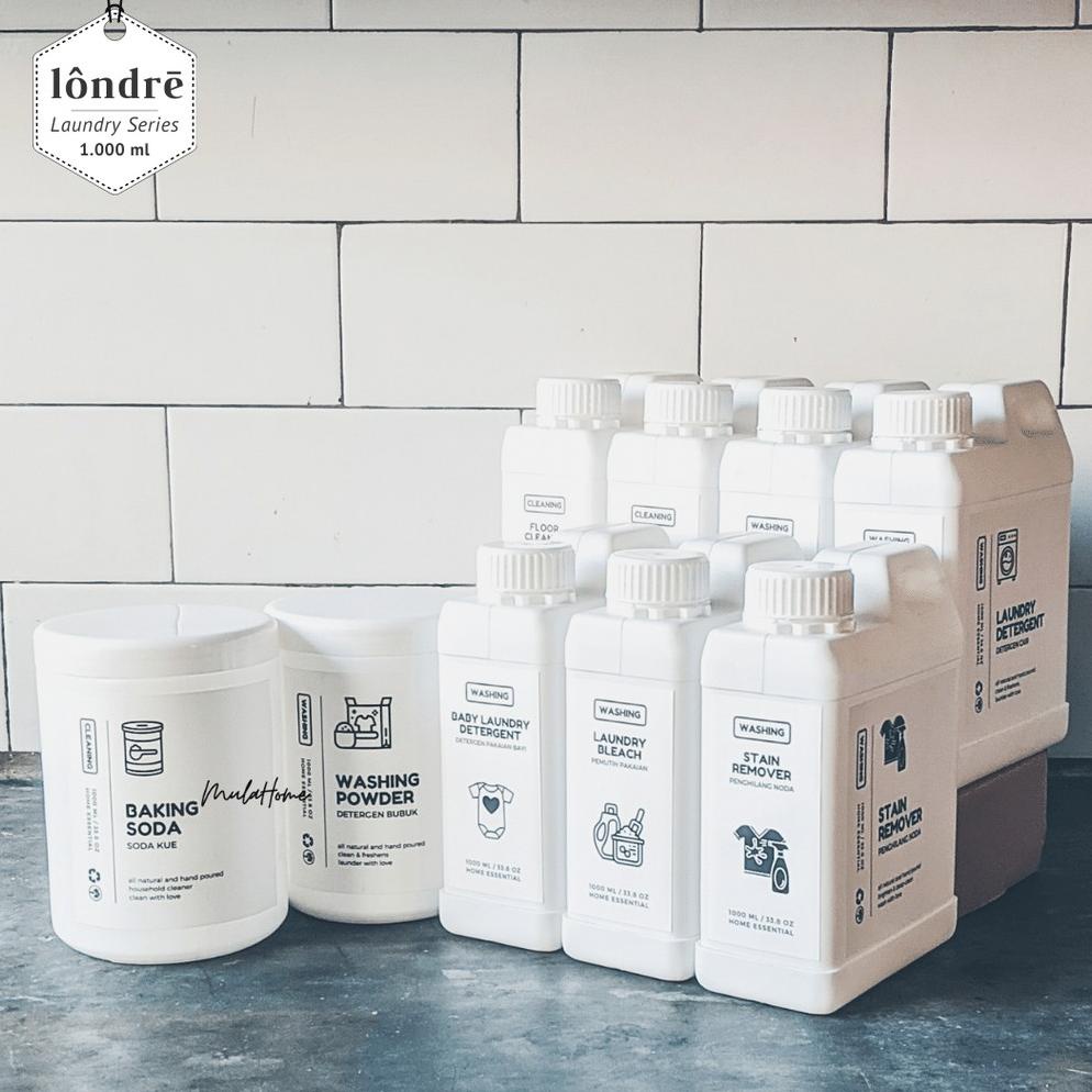 Jual Murah Londre Laundry Detergent Bottle 1000 Ml/1 Liter Botol Refill ...