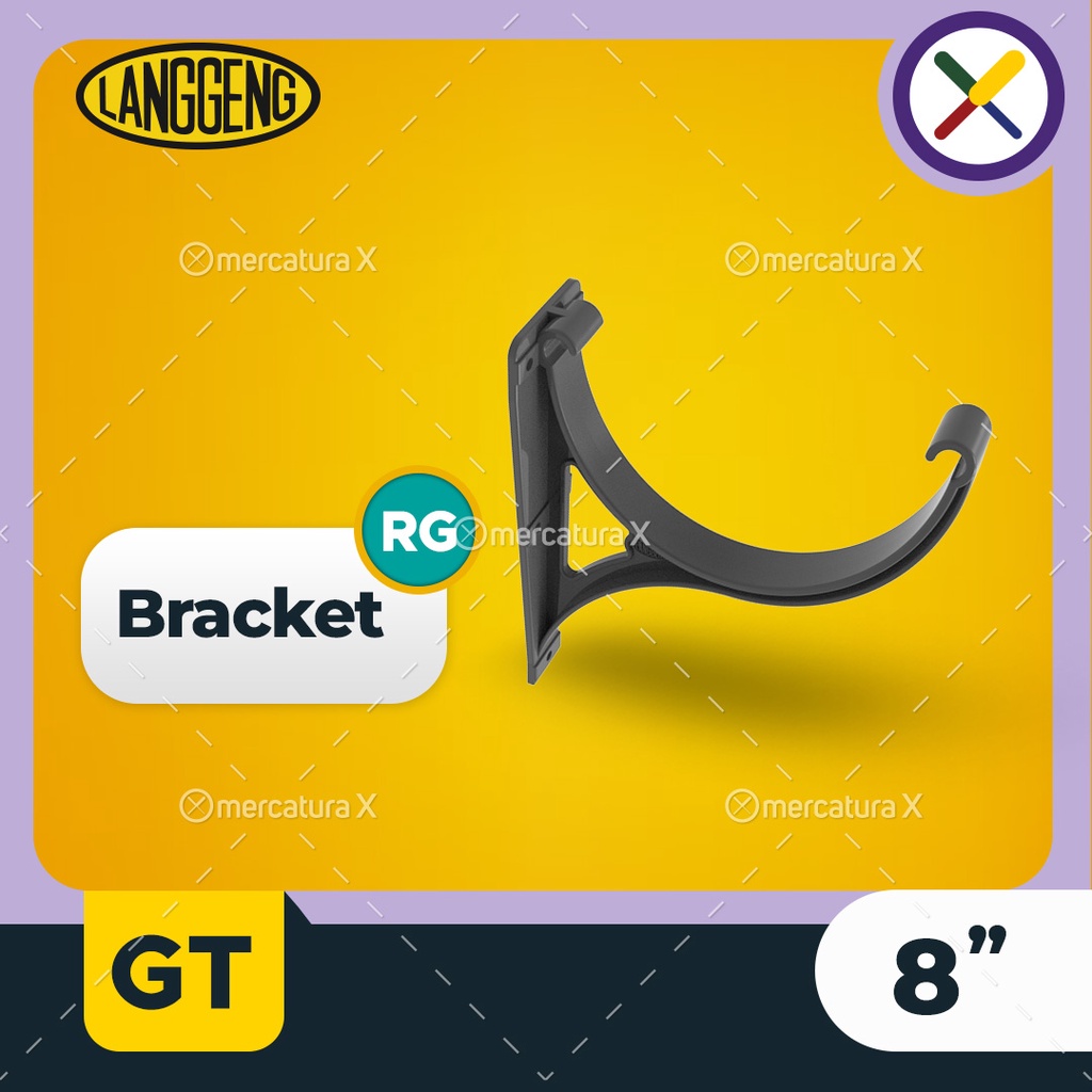 Jual Gantungan Talang Air Gutter Bracket RG - GT 8" - Fitting PVC ...