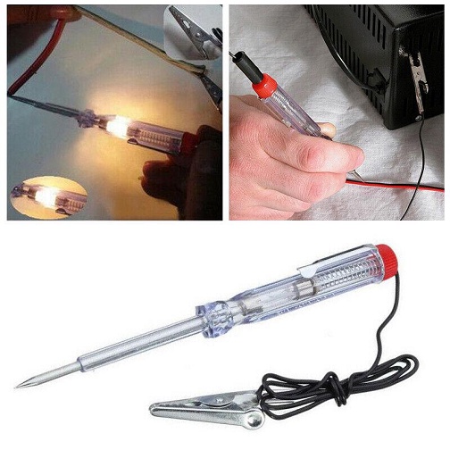 Jual Tespen Aki DC Test Pen Tes Pen 6-24V DC Probe Light System Test ...