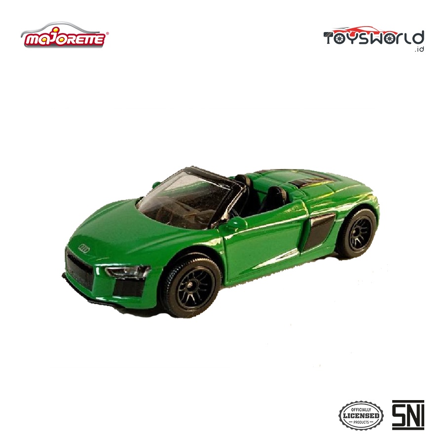 Jual Majorette Street Cars Audi R8 Spyder Green v Polos - Mainan Anak ...