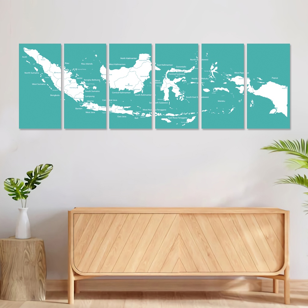 Jual Hiasan Dinding Peta Indonesia ukuran Jumbo 180x60 dekorasi kamar ...
