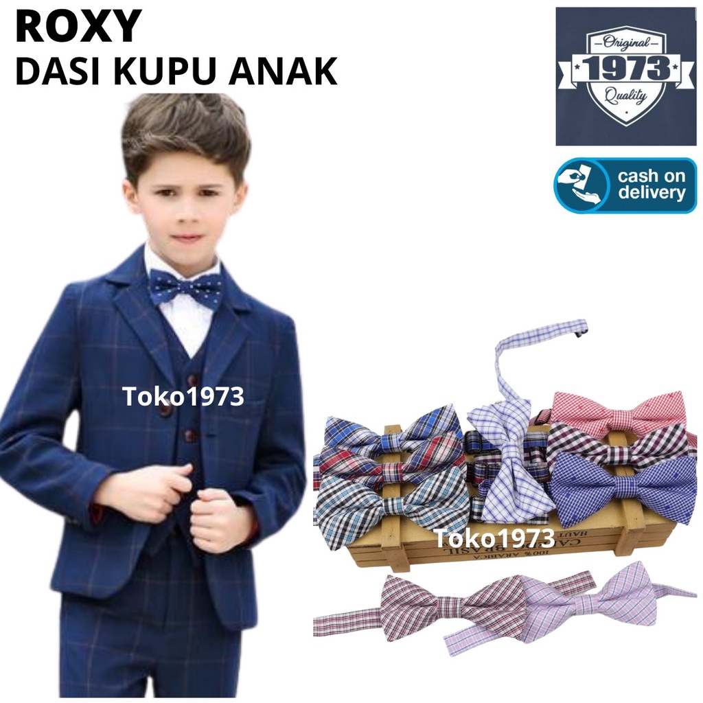 Jual AKSESORI ANAK : ROXY - bow tie - dasi kupu anak2 | Shopee Indonesia