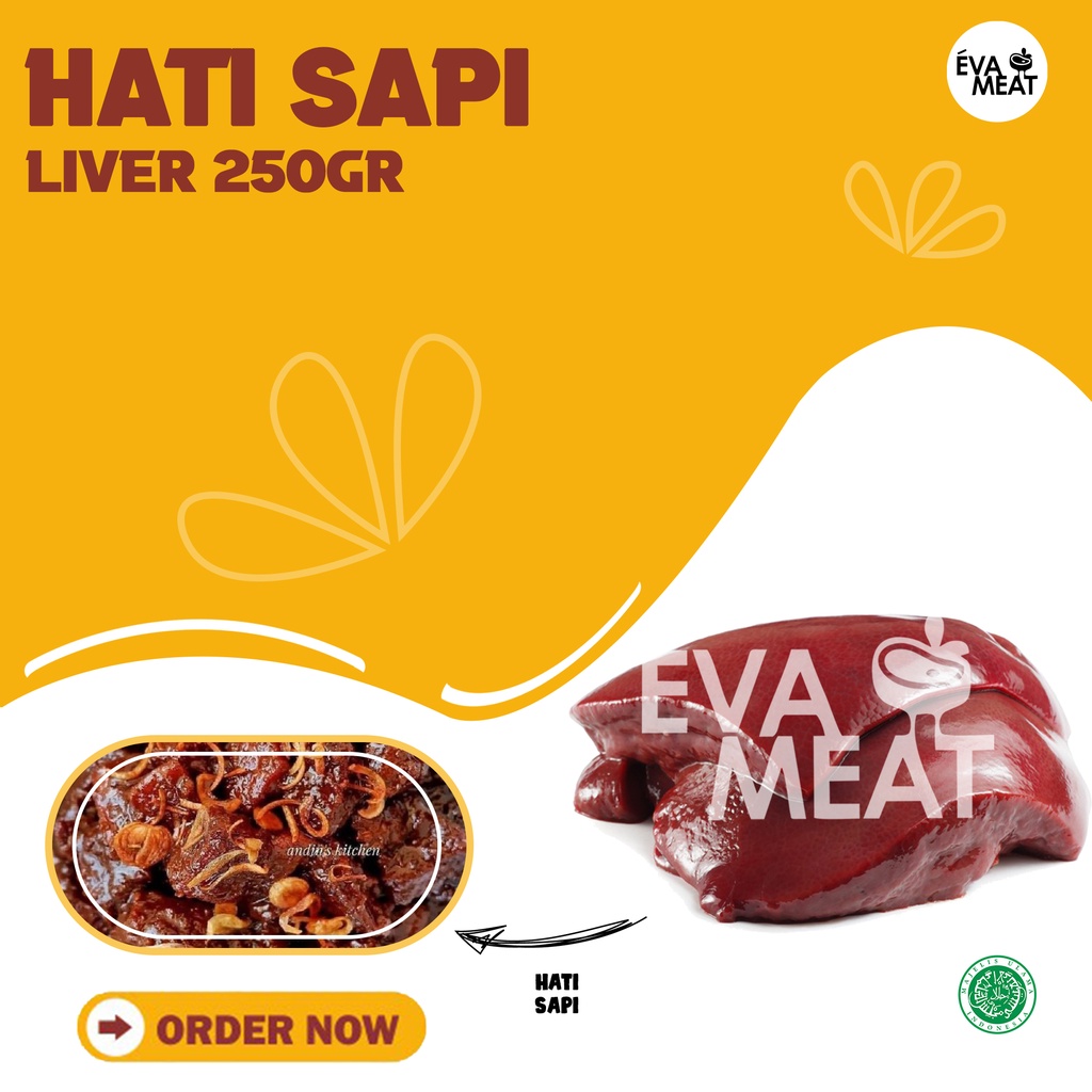 Jual hati sapi I ati sapi I Beef Liver I Lever 250 gram | Shopee Indonesia
