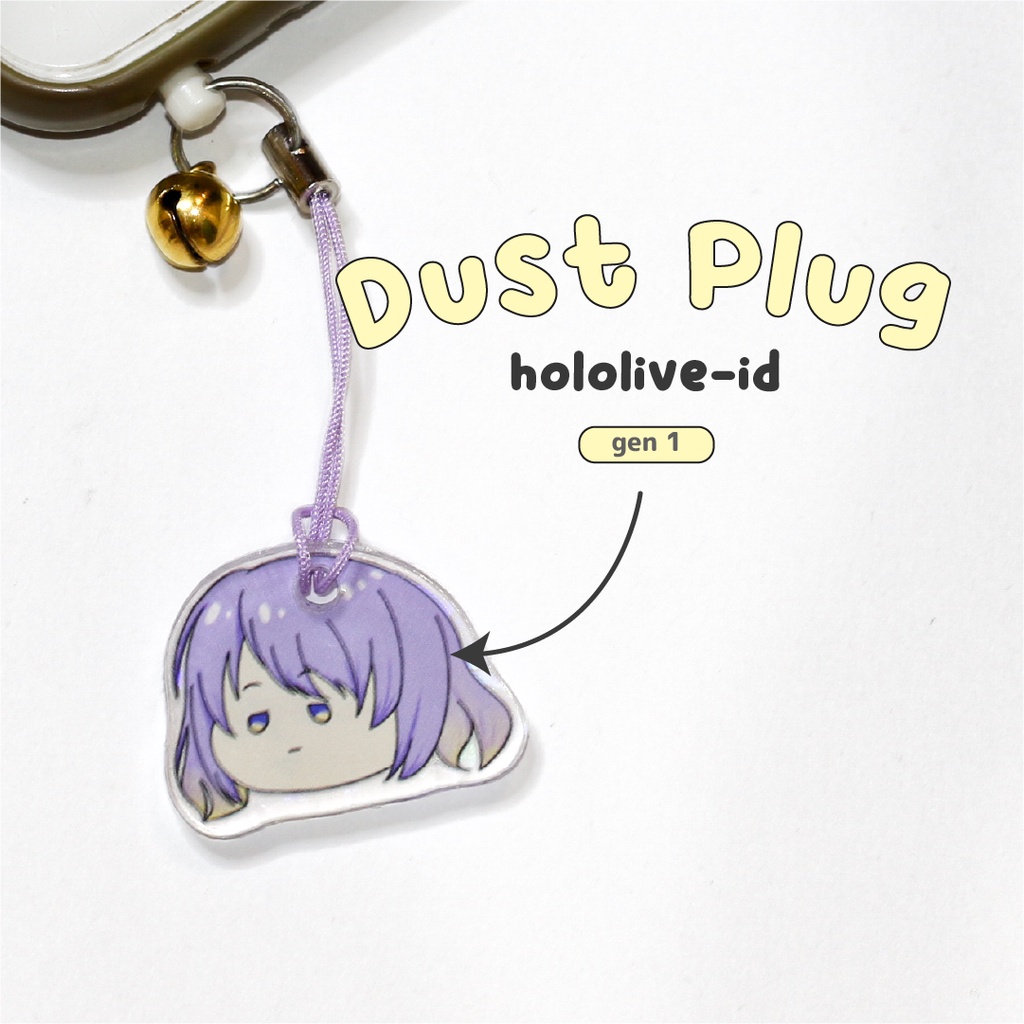 Jual CLEARANCE SALE DUST PLUG HOLOLIVE-ID GEN 1MOONA RISU IOFI | Shopee ...