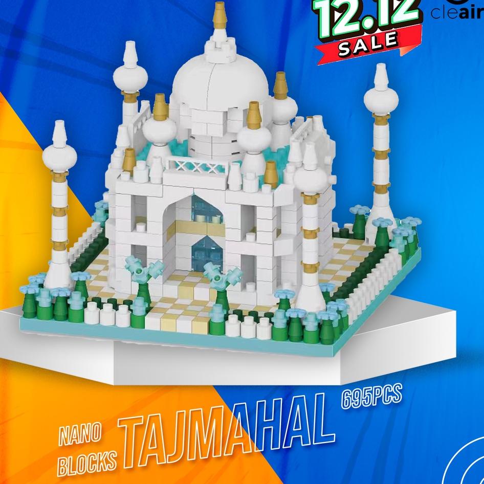 Jual 12.12 Flash Sale cleAir O2 - Mainan anak blok 695pcs Block Taj ...
