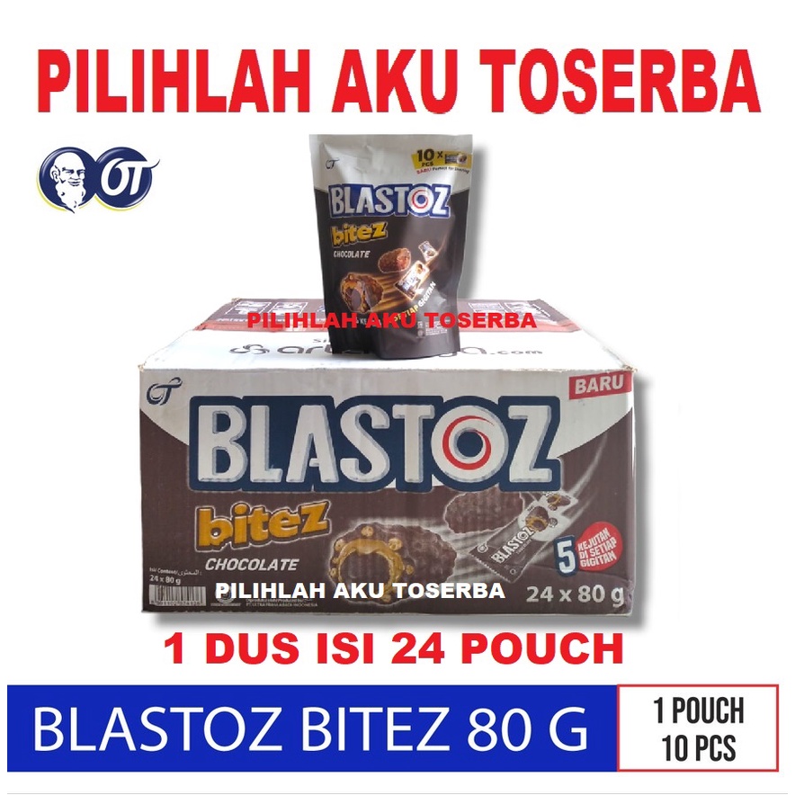 Jual BLASTOZ BITEZ CHOCOLATE KEMASAN POUCH - ( HARGA 1 DUS ) | Shopee ...