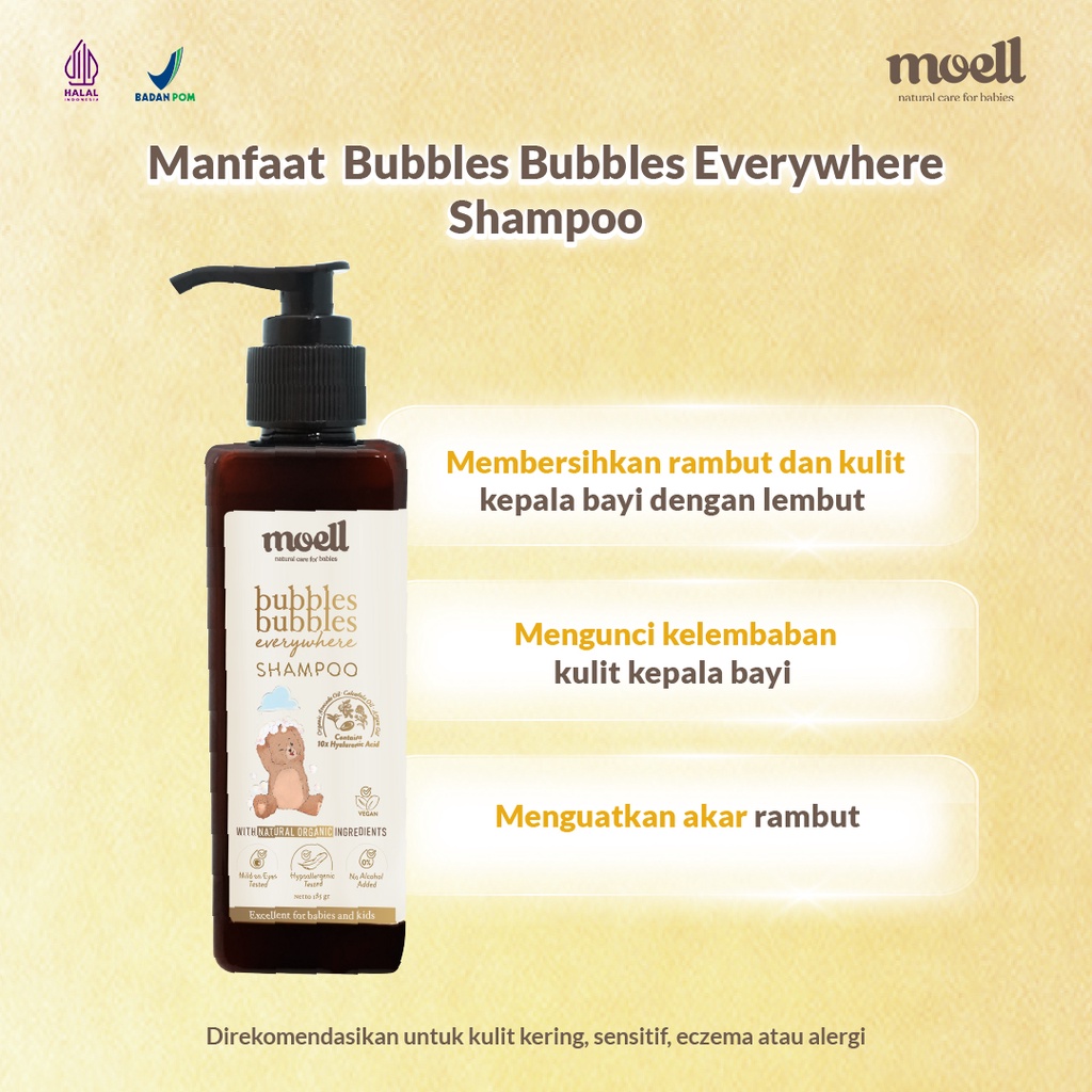 Jual Moell Face Cream | Body Wash | Body Lotion | Hair Lotion Nutrisi ...