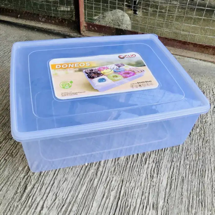 Jual Kotak Donat Clio Doneos L Jumbo Tempat Roti Wadah Kue Sealware ...