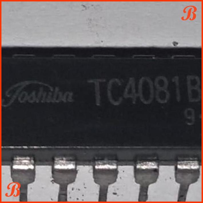 Jual IC TC4081BP TC 4081 BP IC LOGIC QUAD 2 INPUT AND GATE | Shopee ...