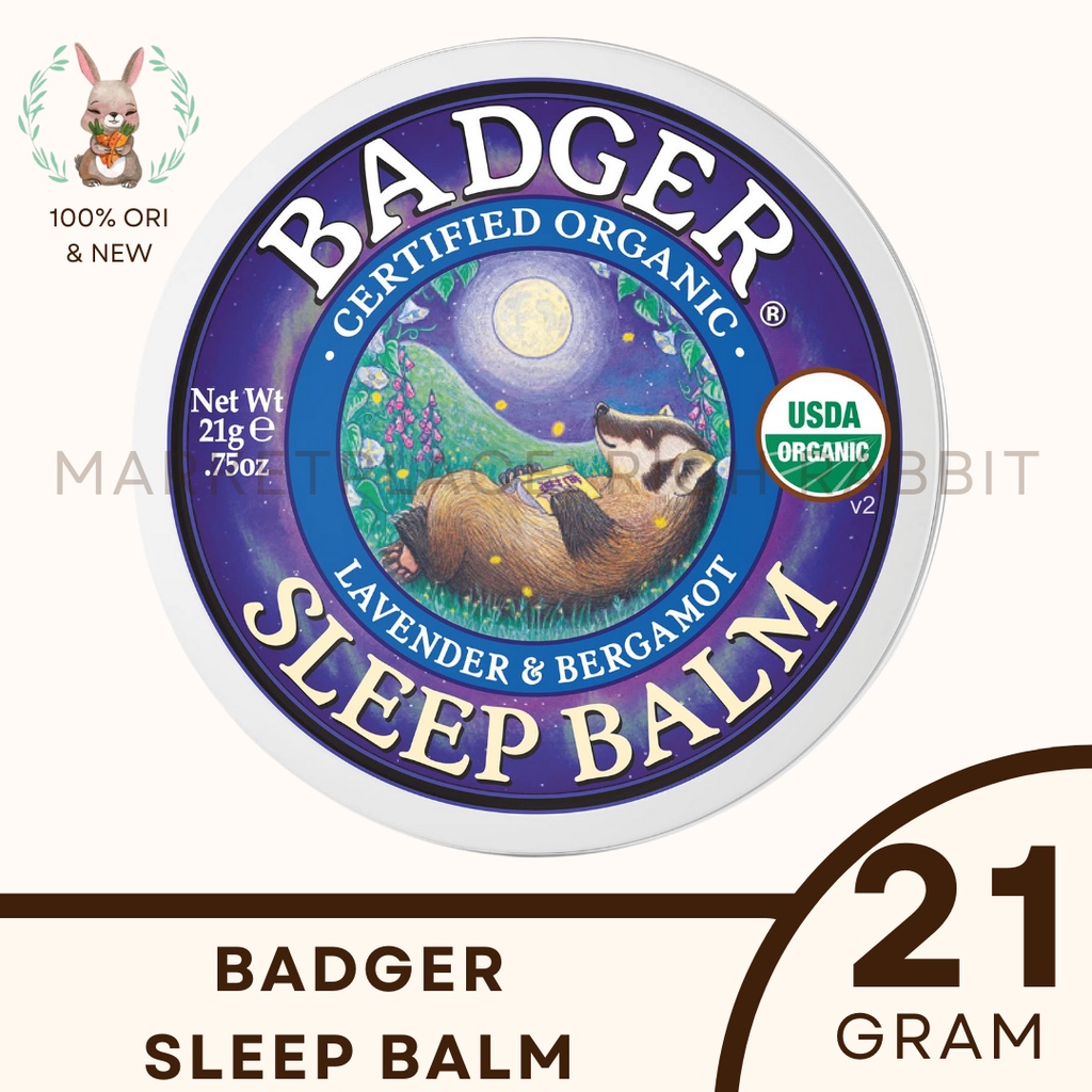 Jual Badger Sleep Balm Lavender Bergamot Balsam Tidur Pulas Bayi Balita ...