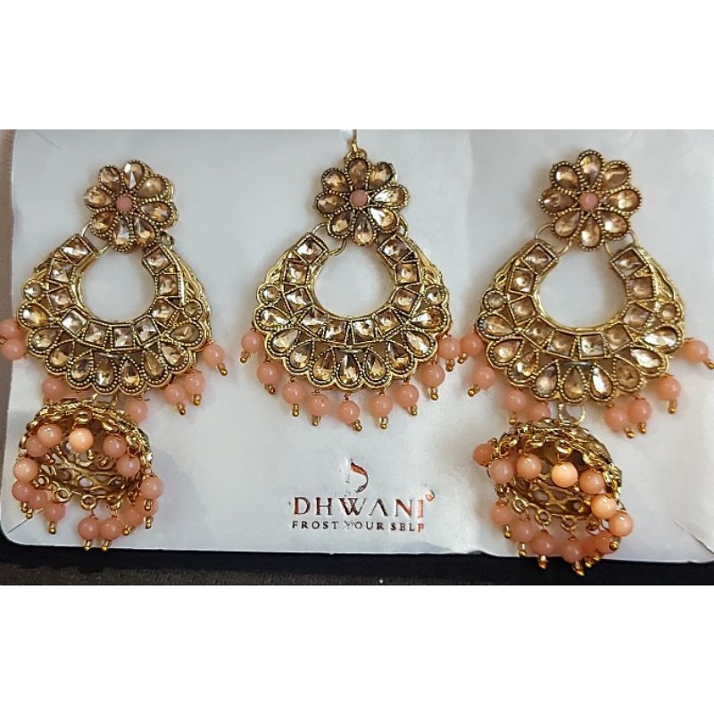 Jual Tikka set /anting dan mangtikka set / tikka set india / anting ...