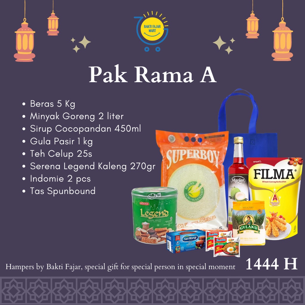 Jual Paket Sembako Murah Lengkap - Pak Rama (Paket Ramadhan) | Shopee Indonesia
