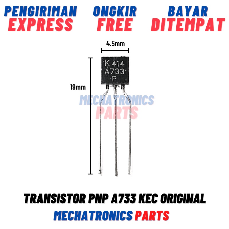 Jual Transistor PNP A733 KEC Original Korea K414 Asli | Shopee Indonesia
