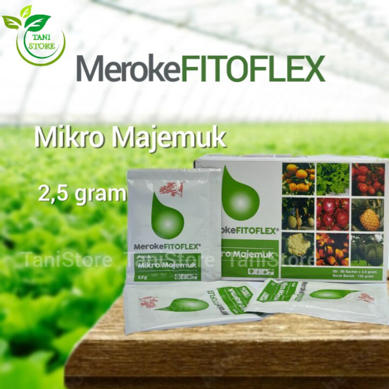 Jual Pupuk MEROKE FITOFLEX Mikro Majemuk_Kemasan original 2,5 gr ...