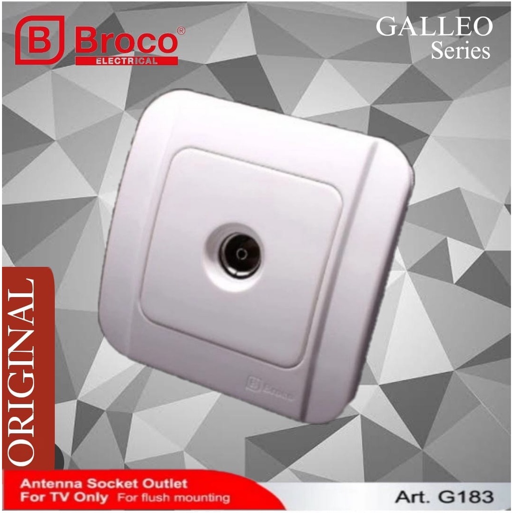 Jual Broco G-183 Original Stop Kontak TV Galleo / Stop Kontak TV Broco ...