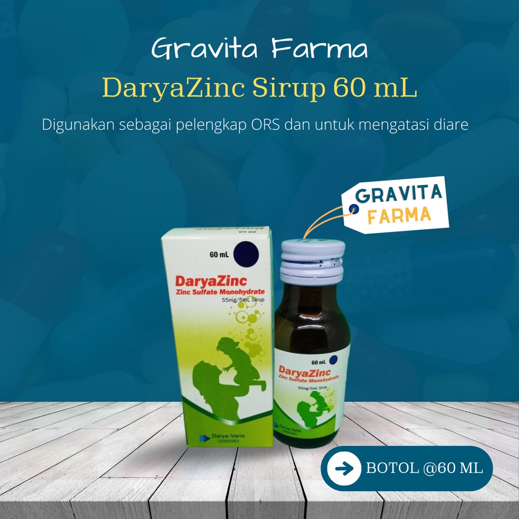 Jual DaryaZinc Sirup 60 mL | Shopee Indonesia