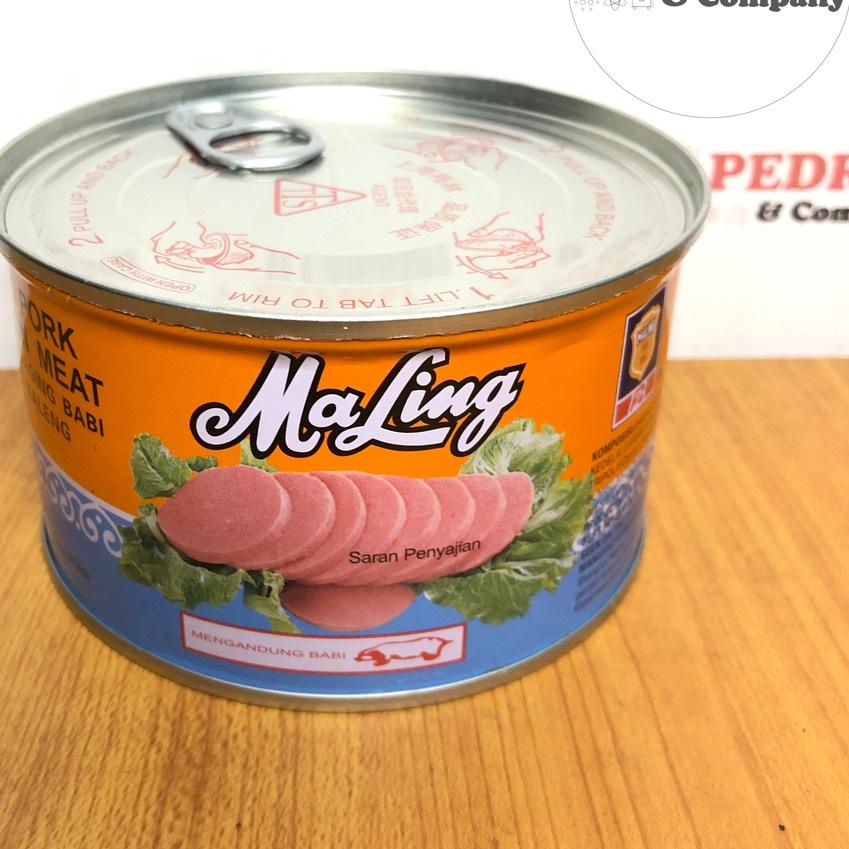 Jual ♥ MaLing Canned pork luncheon meat TTS - daging babi dalam kaleng ...