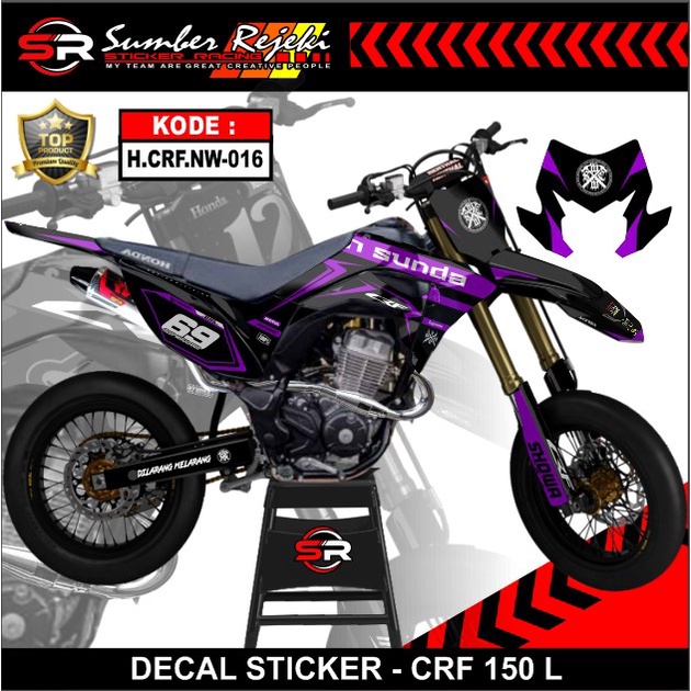 Jual STIKER CRF DECAL STIKER CRF 150 L FULLBODY GRAFIS KEREN | Shopee ...