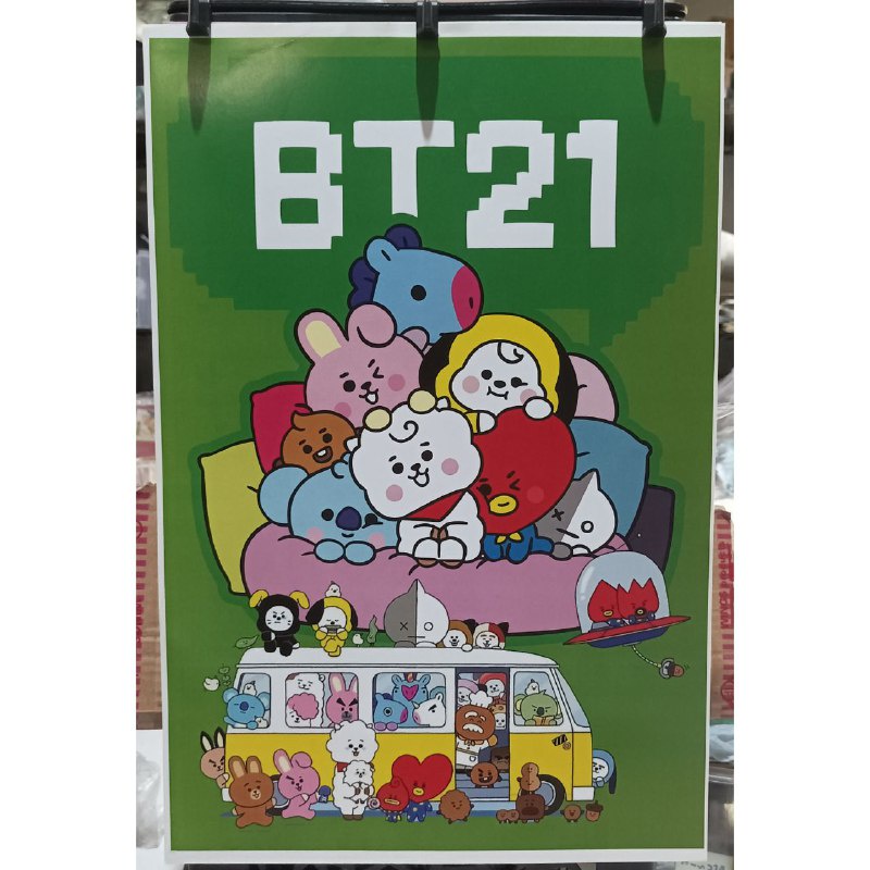 Jual POSTER SATUAN BTS BT21 JUMBO A3 | Shopee Indonesia
