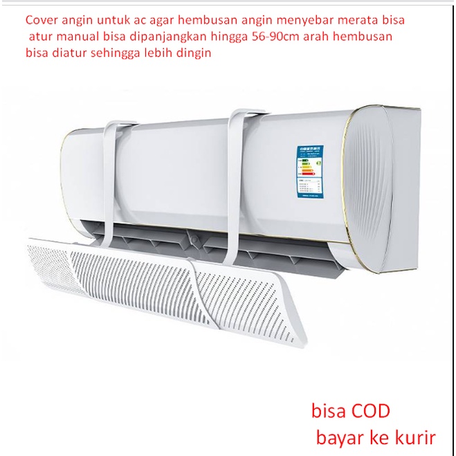 Jual Cover angin untuk ac agar hembusan angin menyebar merata bisa atur ...