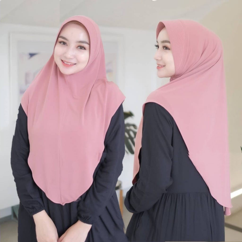 Jual BERGO OVAL PINGUIN JERSEY/BERGO INSTAN SIMPLE-KERUDUNG HIJAB PET ...
