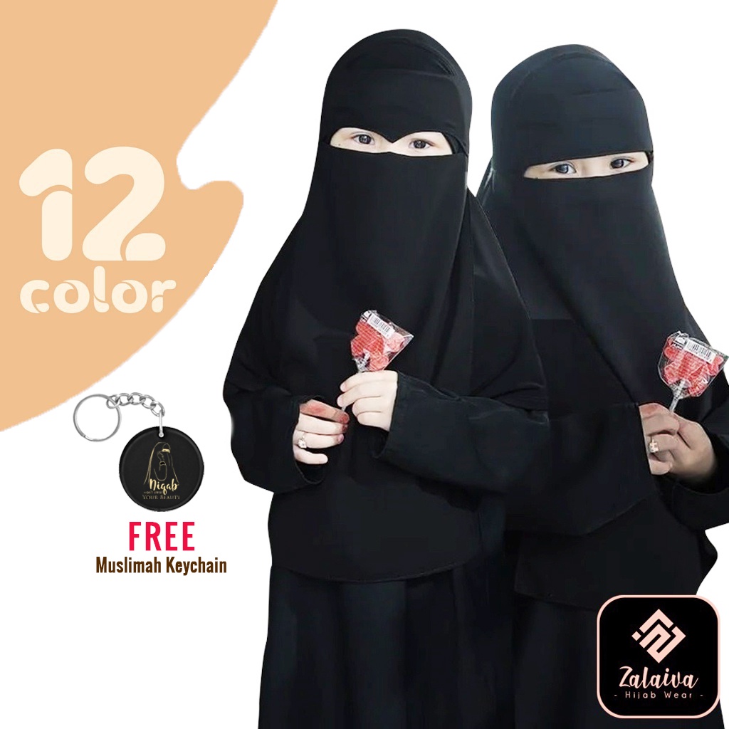 Jual Cadar Anak - Pilihan Bandana dan Elang / Niqab 2 Layer | Shopee Indonesia