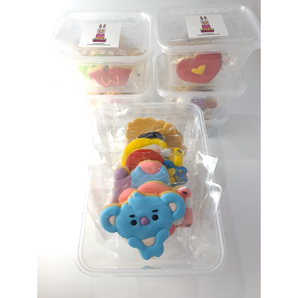 Jual BTS cookies – BT21 RJ Sugar Cookies / Decorated Cookies / Kukis ...