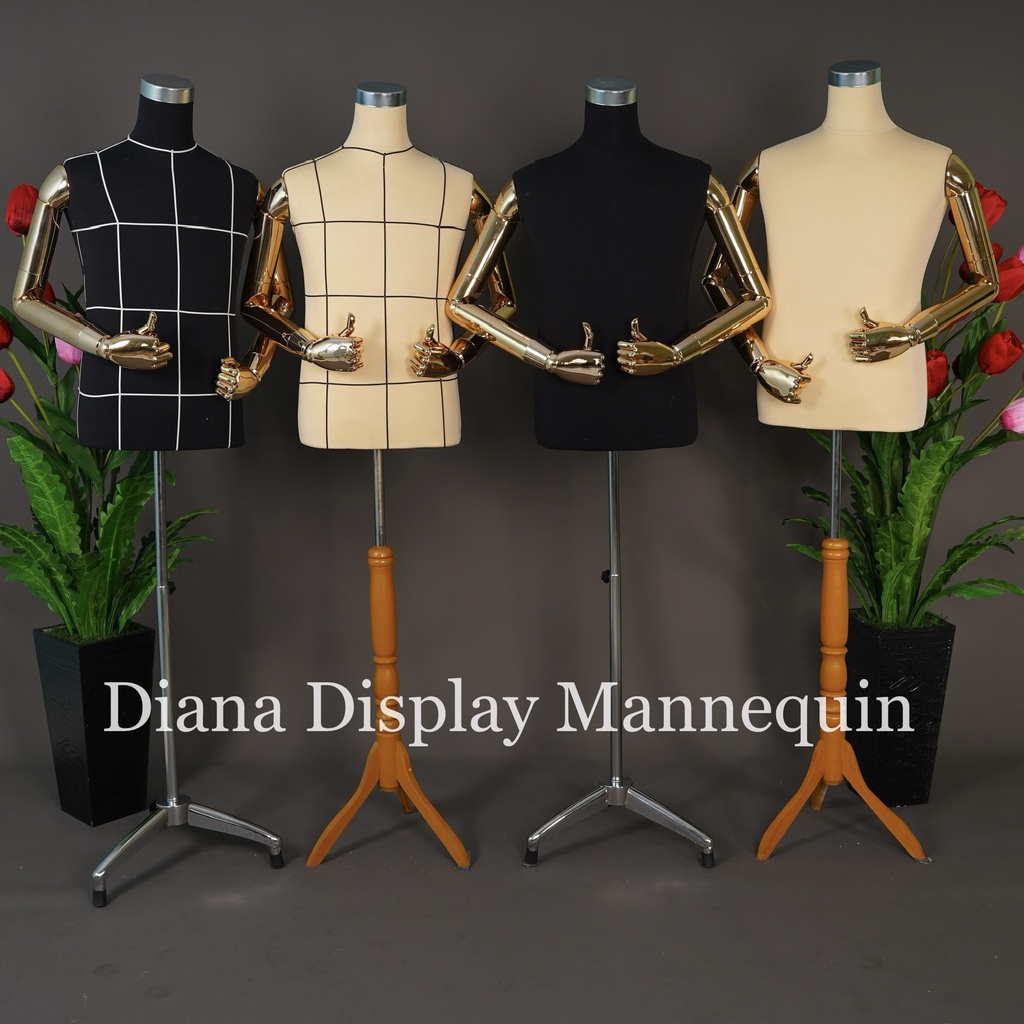 Jual MANEKIN PRIA FULL BUSA TUSUK JARUM 1 SET TANGAN FLEKSIBEL DAN KAKI ...