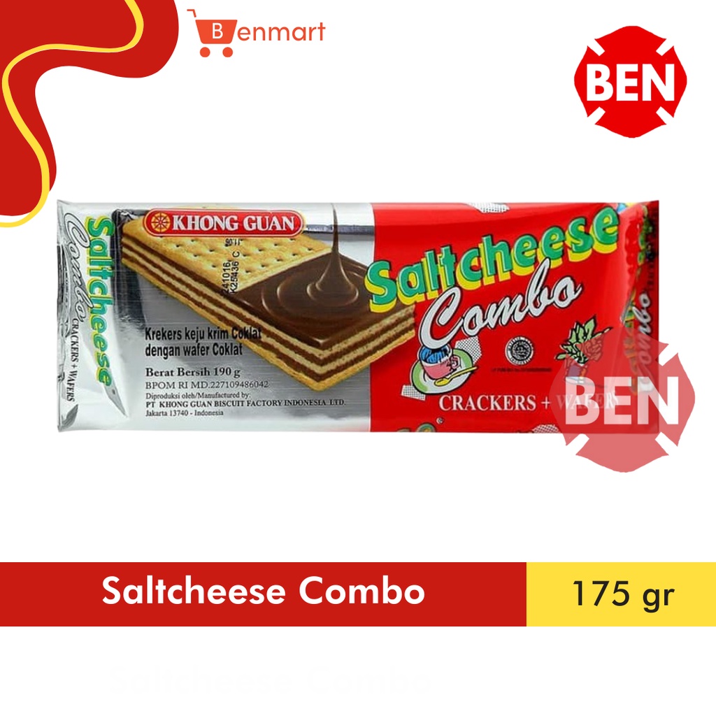 Jual Saltcheese Combo 175g 175gr 175 gr Biskuit Wafer Khong Guan Coklat ...