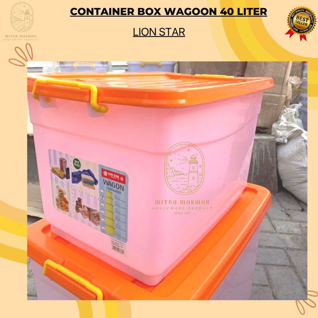 Jual LION STAR Container Box Vigo Wagon 25 30 40 43 50 72 82 100 125 L Kontainer Box Plastik ...