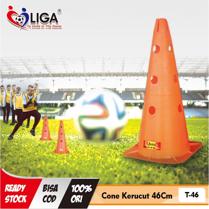 Jual Cone Kerucut Sepakbola 46cm T-46 | Shopee Indonesia